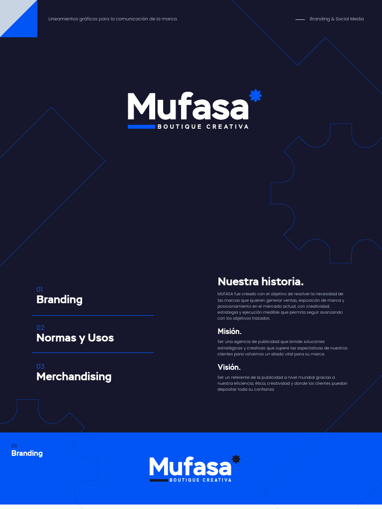 Brandbook Mufasa | PDF