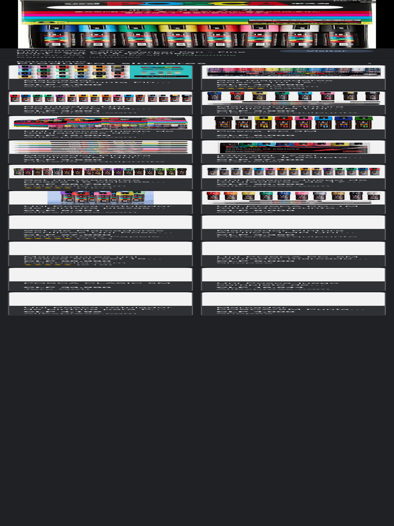 12 colores basicos posca - Búsqueda de Google | PDF