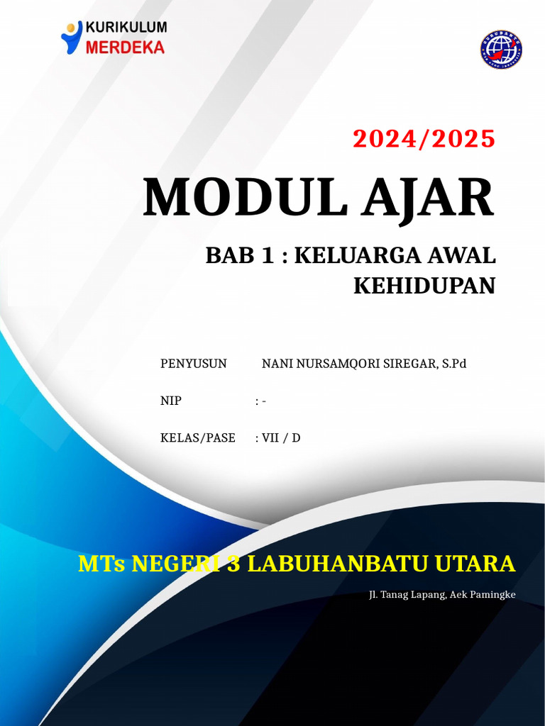 Modul Ajar IPS Sem 1 - Tema 1 | PDF
