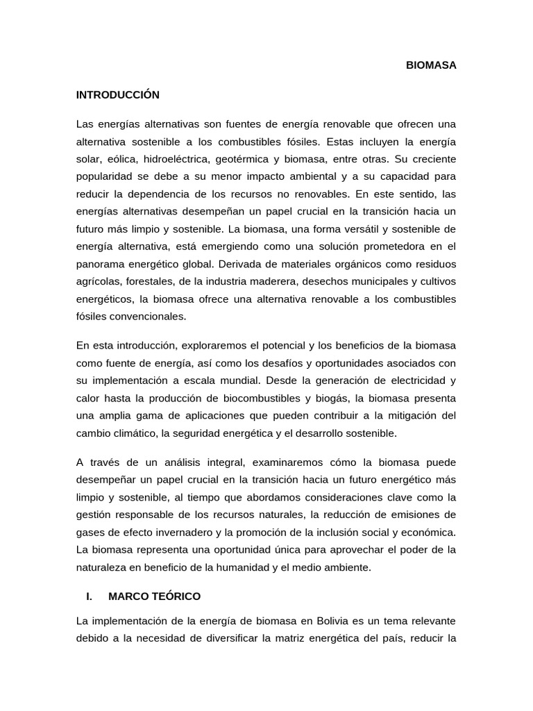 BIOMASA | PDF