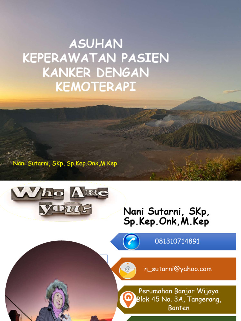 ASKEP Kemoterapi Nani - Agts STC 24 - Conv | PDF