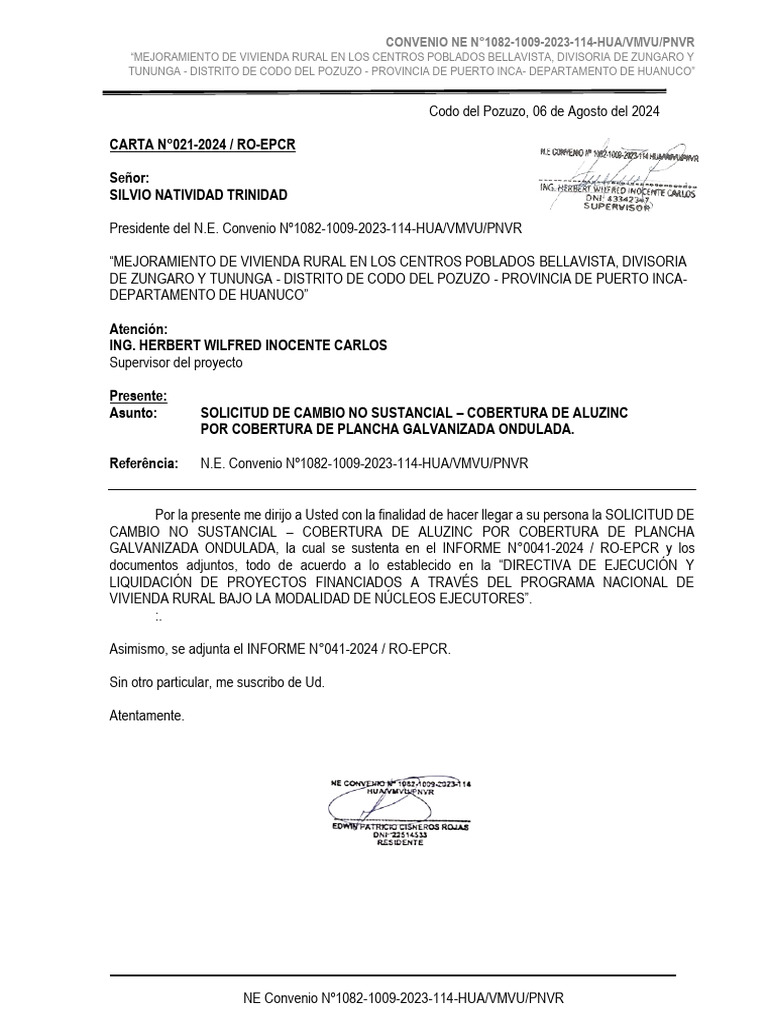 Solicito Cambio de Cobertura | PDF