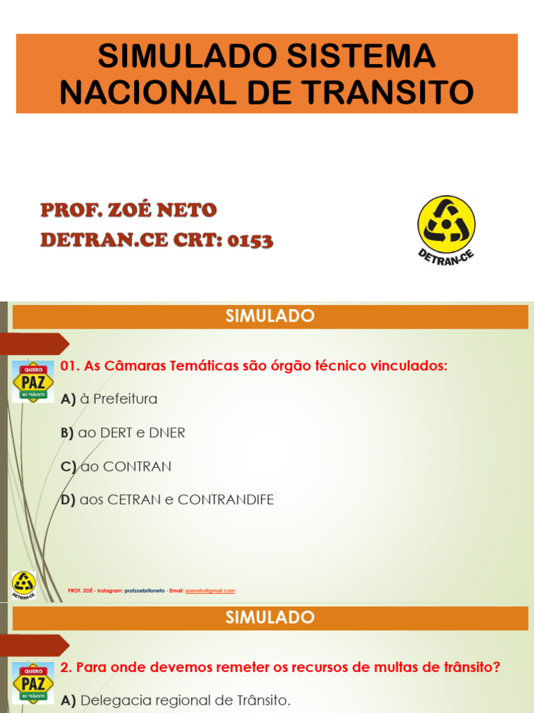 Simulado SNT Atual PDF 1 | PDF