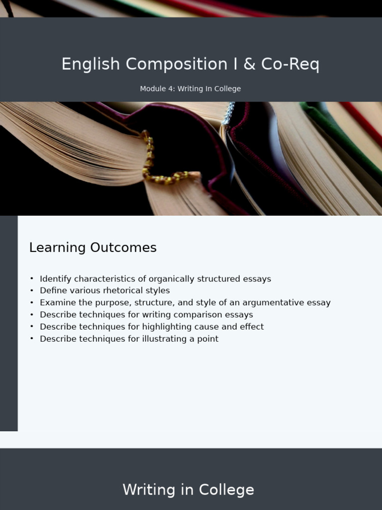 Comp CoReq Module 4 WritinginCollege | PDF