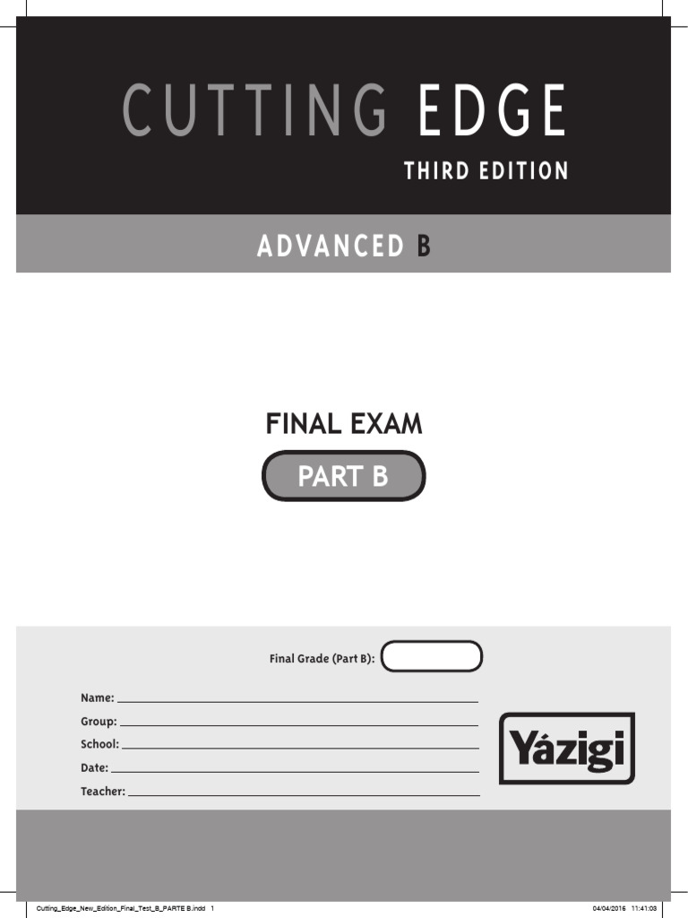 Cuttin Edge New Edition | PDF