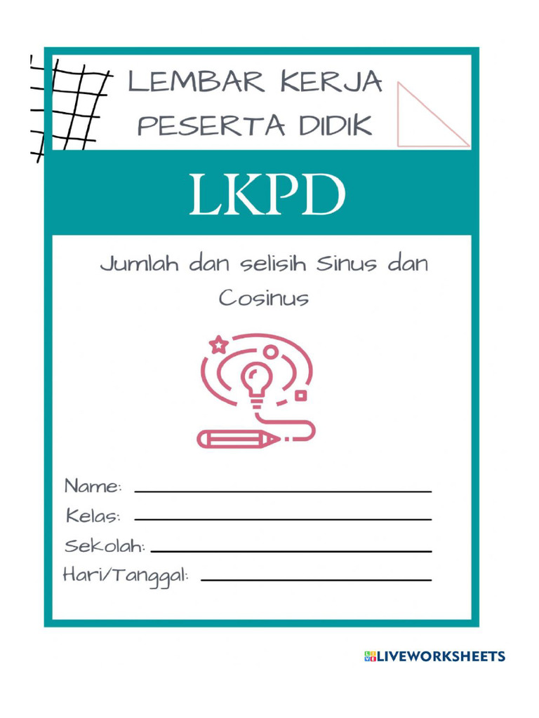 LKPD Jumlah Dan Selisish Sinus Dan Kosinus | PDF