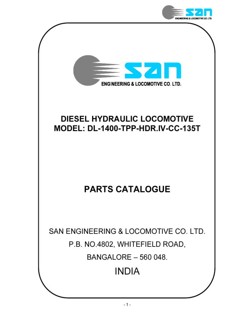 Parts Catalogue | PDF