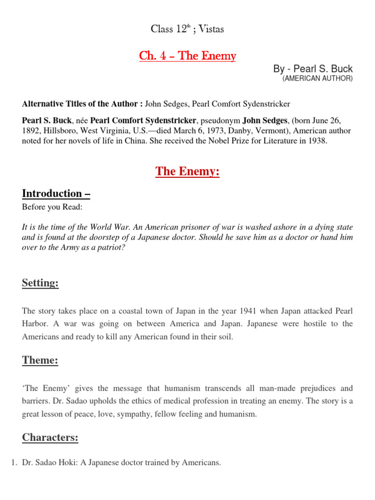 Eng - The Enemy | PDF