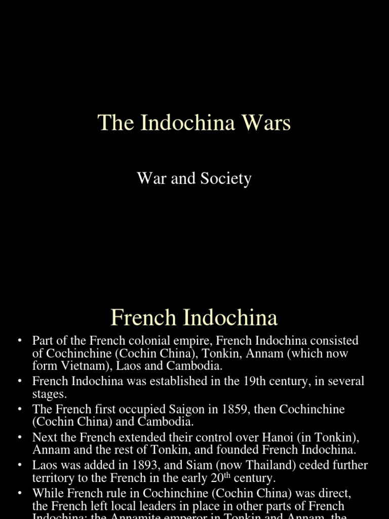 Overview of the Indochina Wars | PDF | French Indochina | Ho Chi Minh