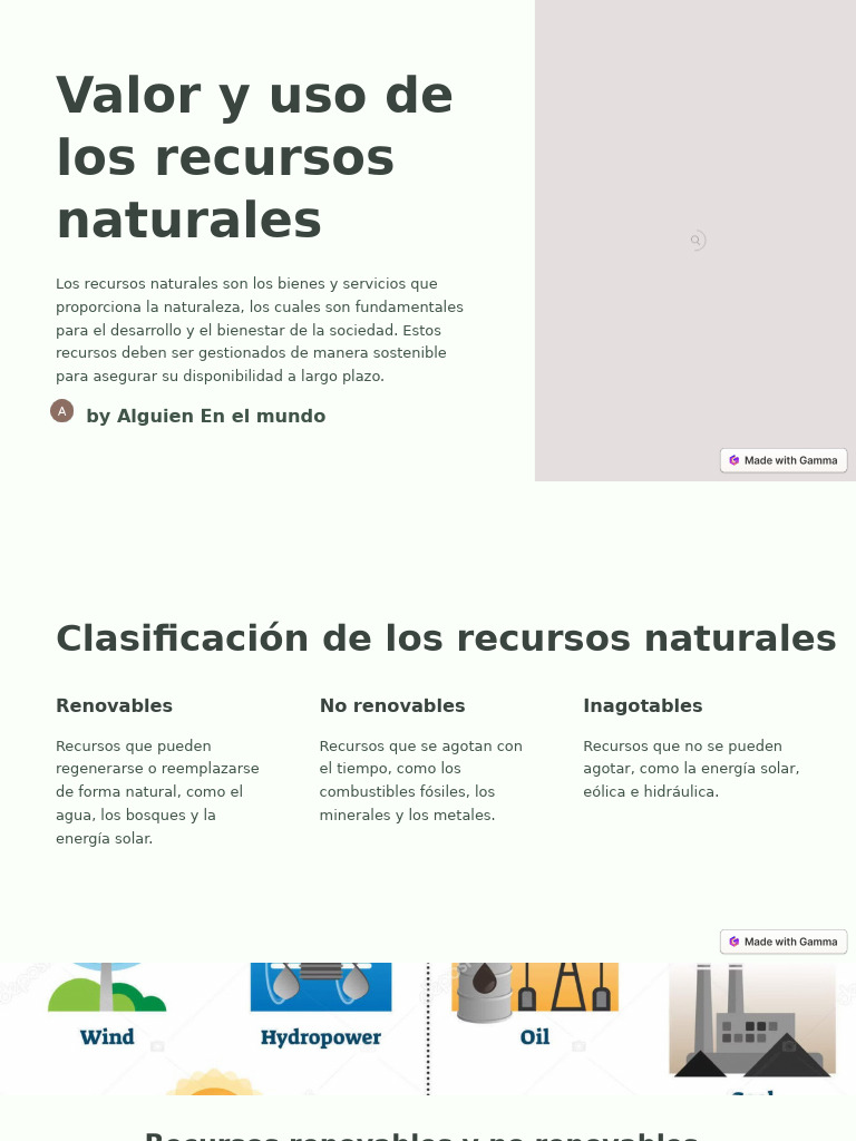 Valor y Uso de Los Recursos Naturales | PDF