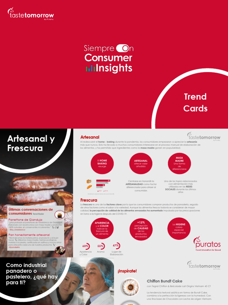 Trend Cards Taste Tomorrow | PDF