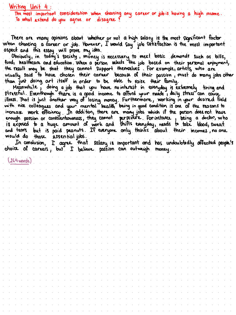 Writing Unit 4 | PDF