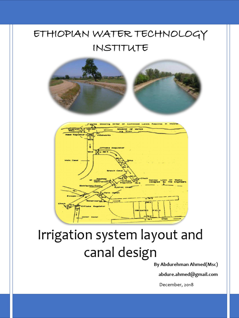 Irrigation Layout and Canal Design | PDF