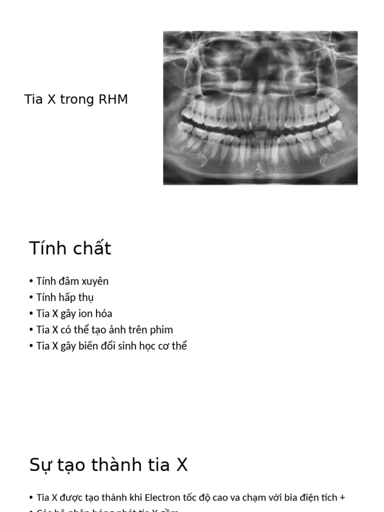 Tia X Trong Nha Khoa Pdf