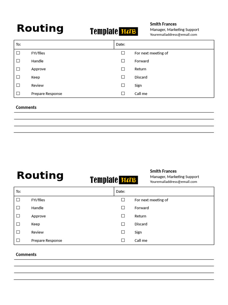 Routing Slip 4 | PDF