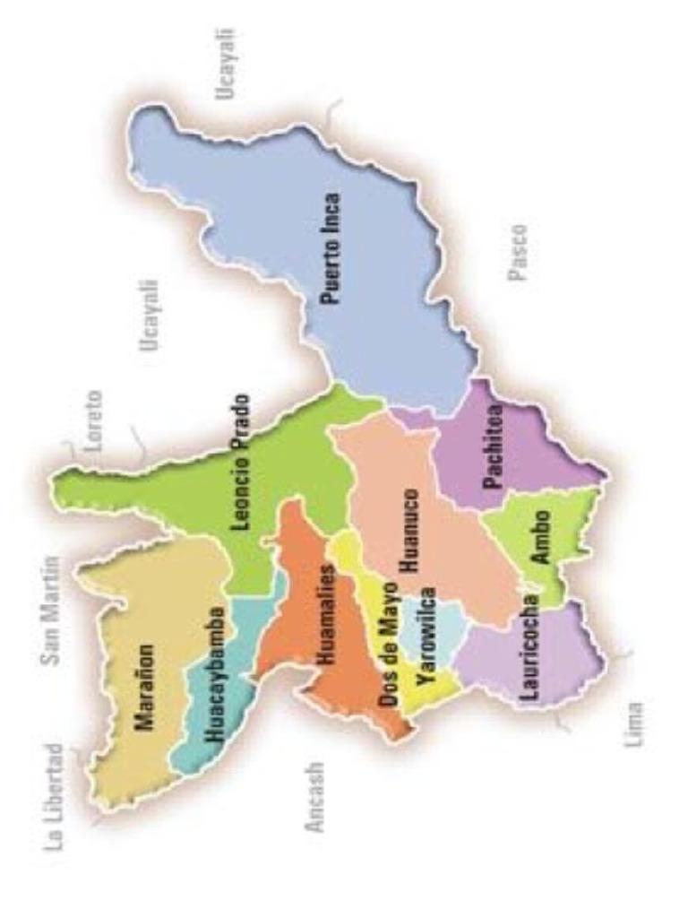 Mapa de Huanuco | PDF
