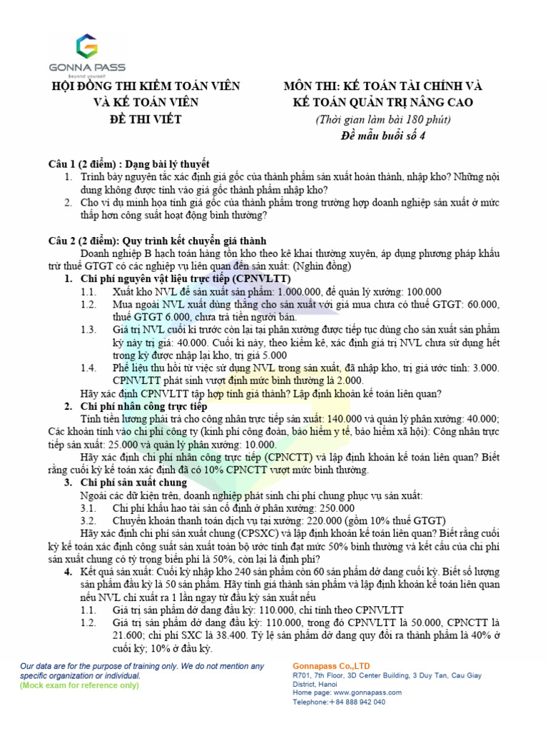 CPA de Mau So 4 | PDF