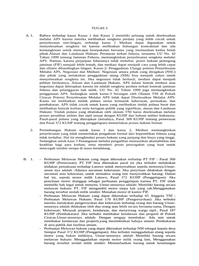 Tugas 3 TAP | PDF | Finance & Money Management