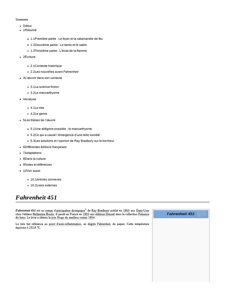Fahrenheit 451 | PDF