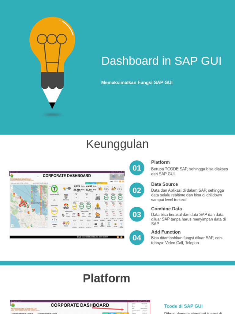Dashboard in SAP GUI | PDF