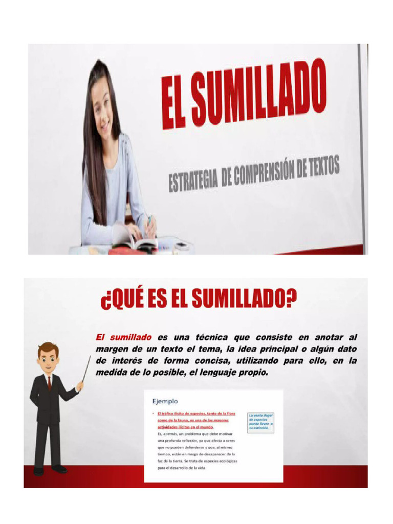El Sumillado 2° Secundaria | PDF