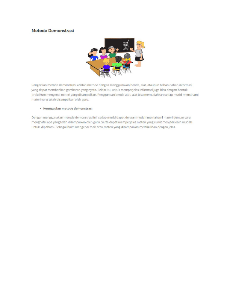 Metode Demonstrasi | PDF