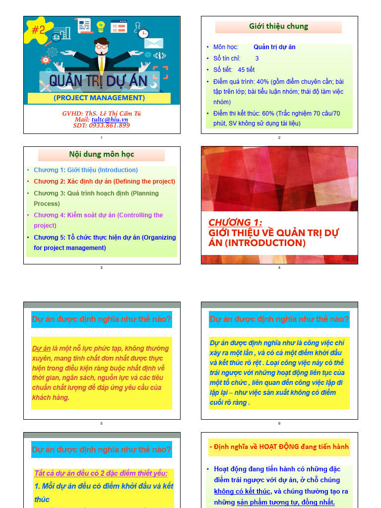 QT Dự Án-C1 | PDF