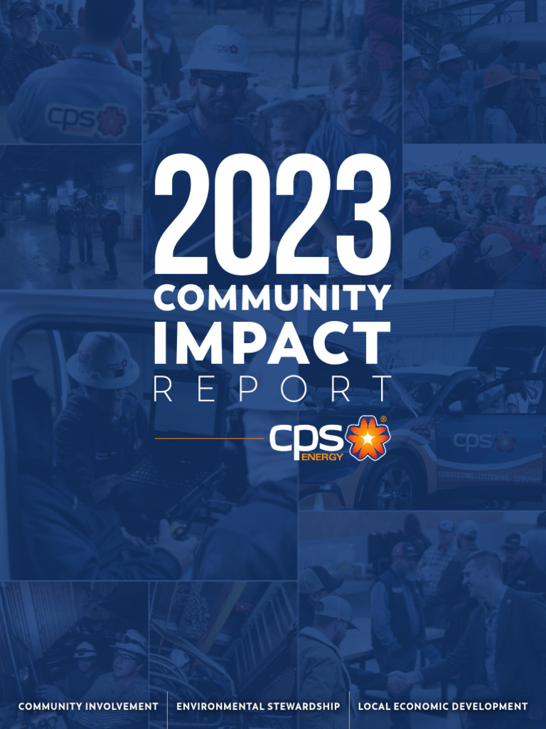 CPS Energy 2023 Community Impact Report | PDF | Electric Vehicle ...