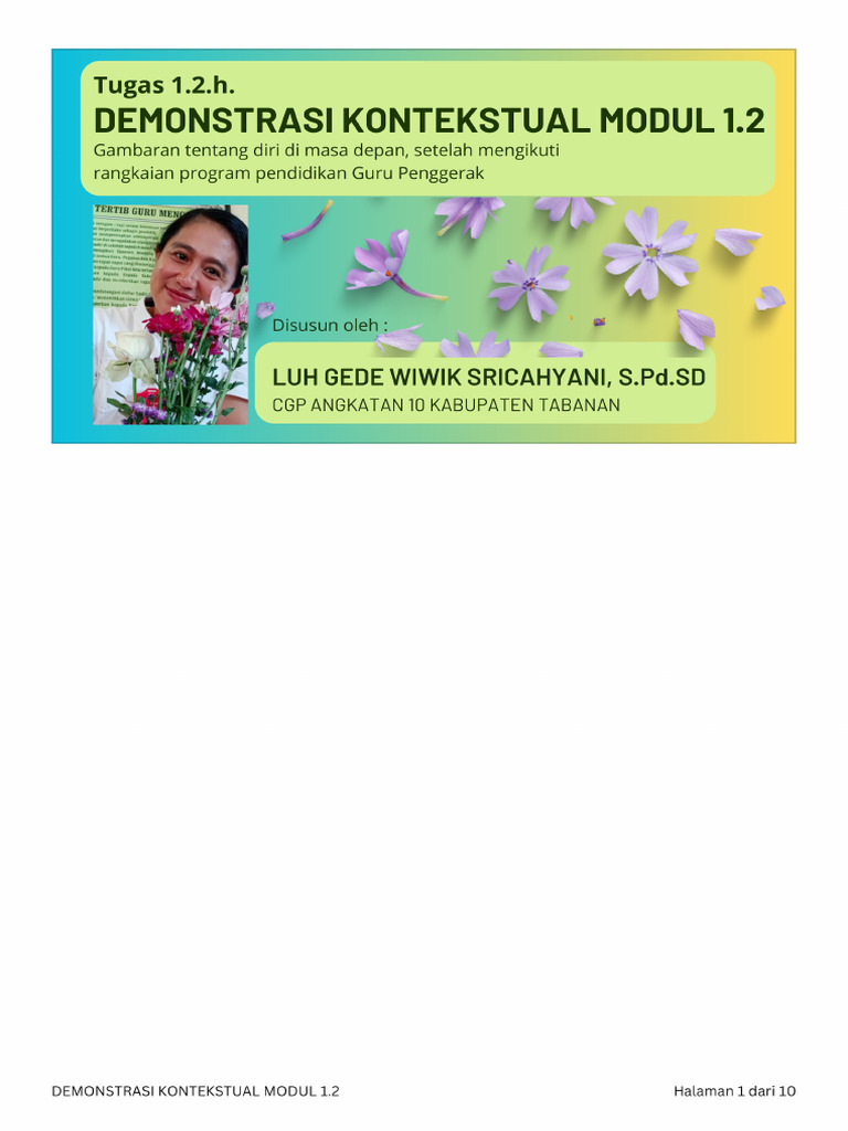 Modul 1.2 Demonstrasi Kontekstual | PDF