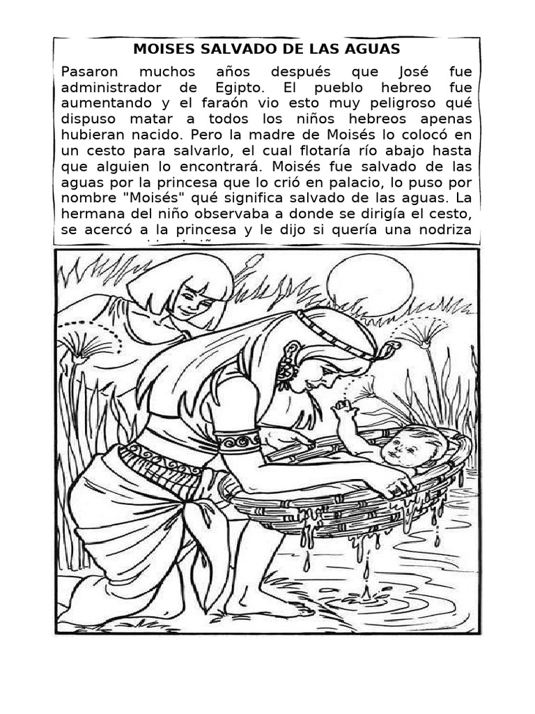 Moisés: Salvado de las Aguas en Egipto | PDF | Religión y espiritualidad