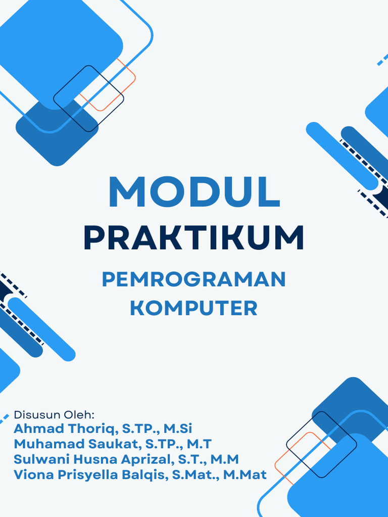 Modul Praktikum Pemrograman Komputer | PDF
