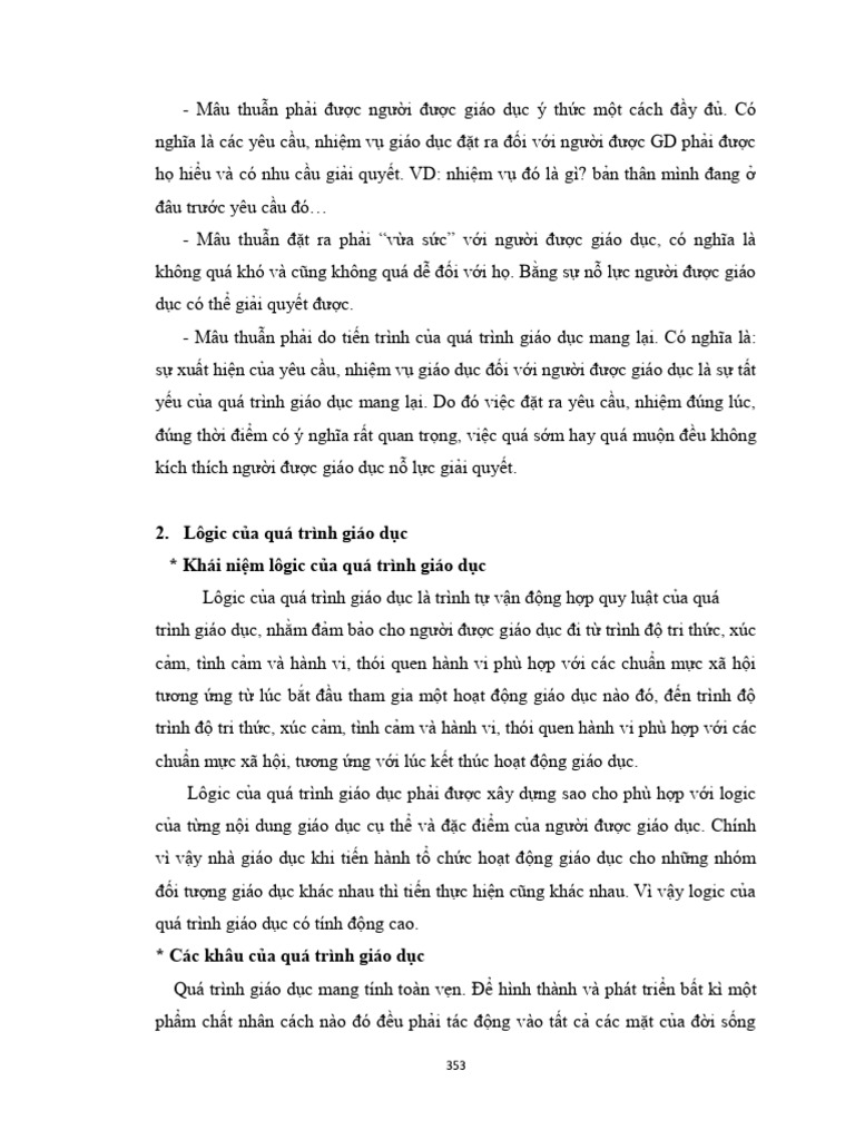 cac khau, yeu cau | PDF