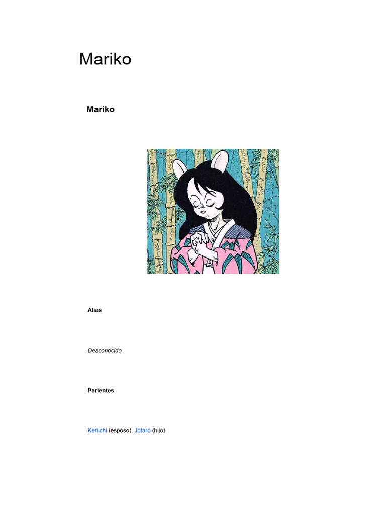 Mariko | PDF