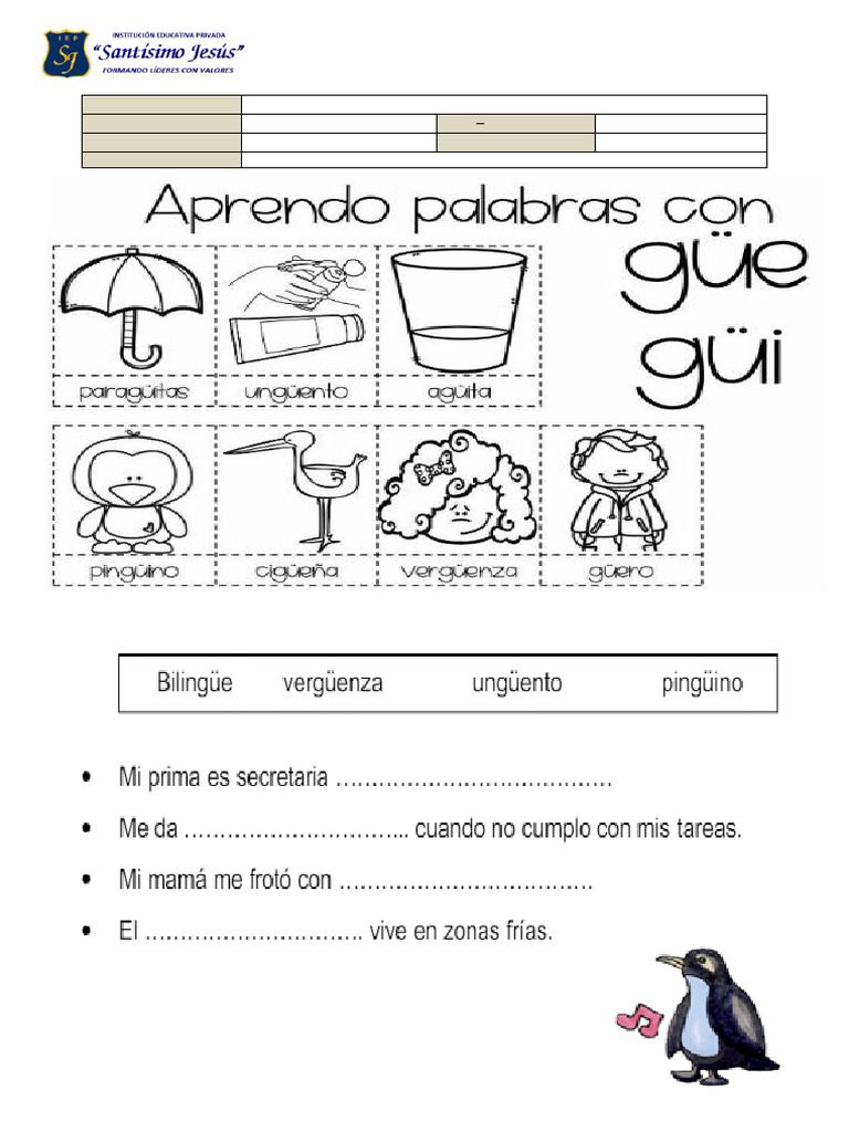 La Letra Güe Güi. | PDF