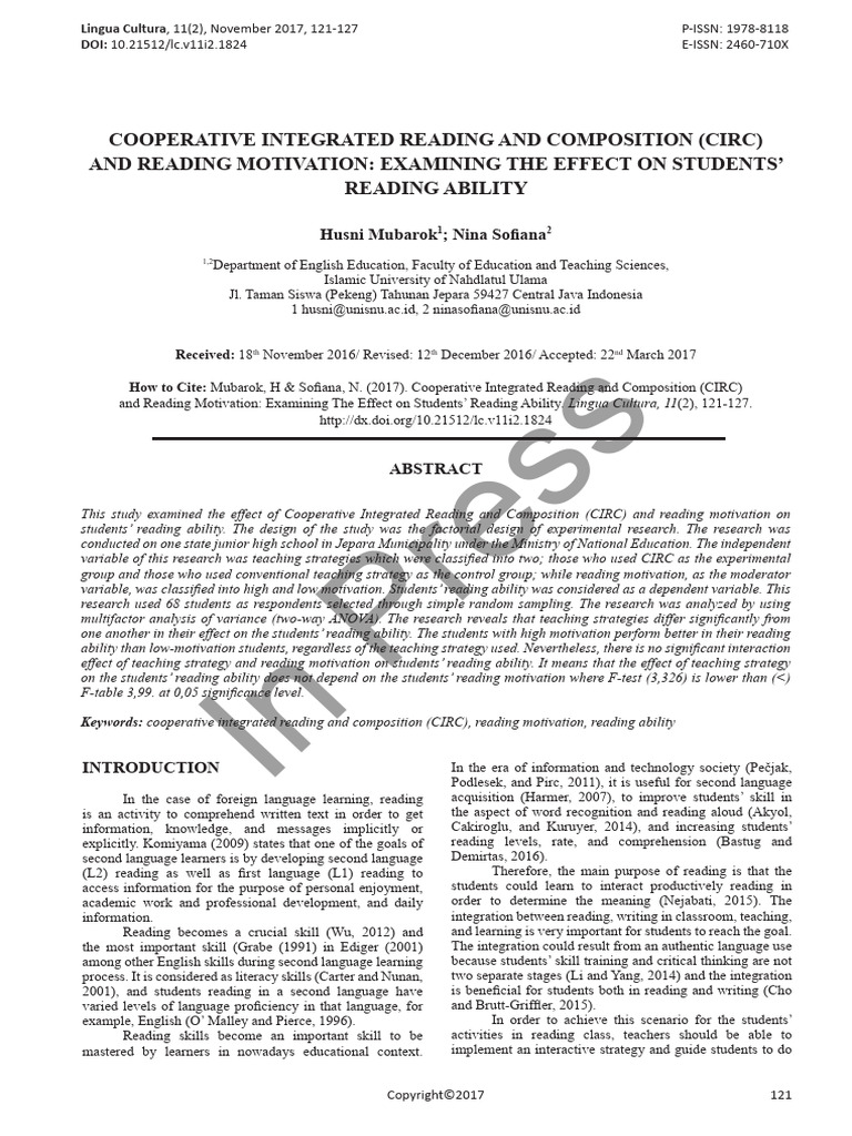 EN Cooperative Integrated Reading and Compo | PDF