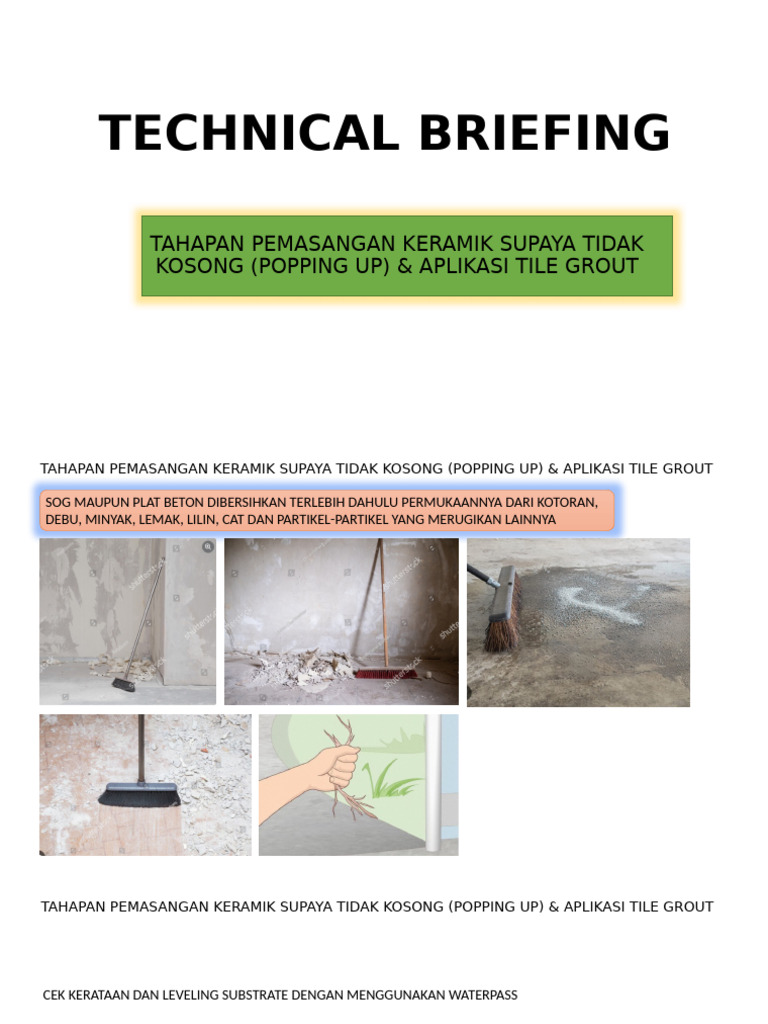 04-Technical Briefing - Keramik Tdk Pop Up | PDF