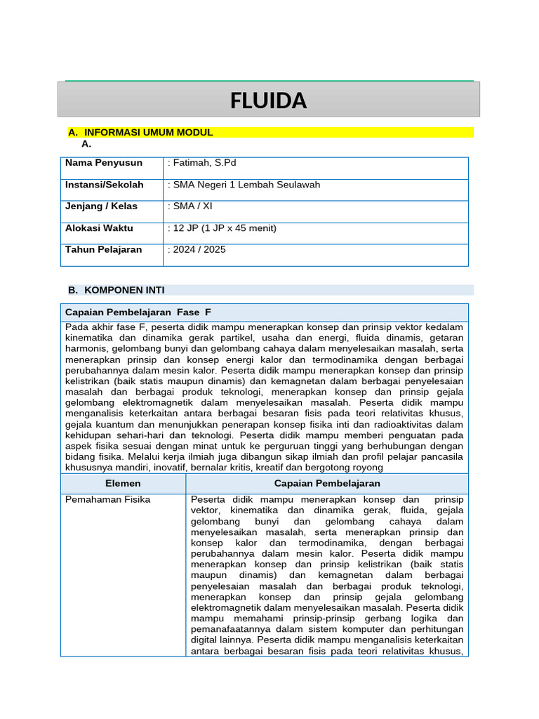 Bab 4 FLUIDA | PDF