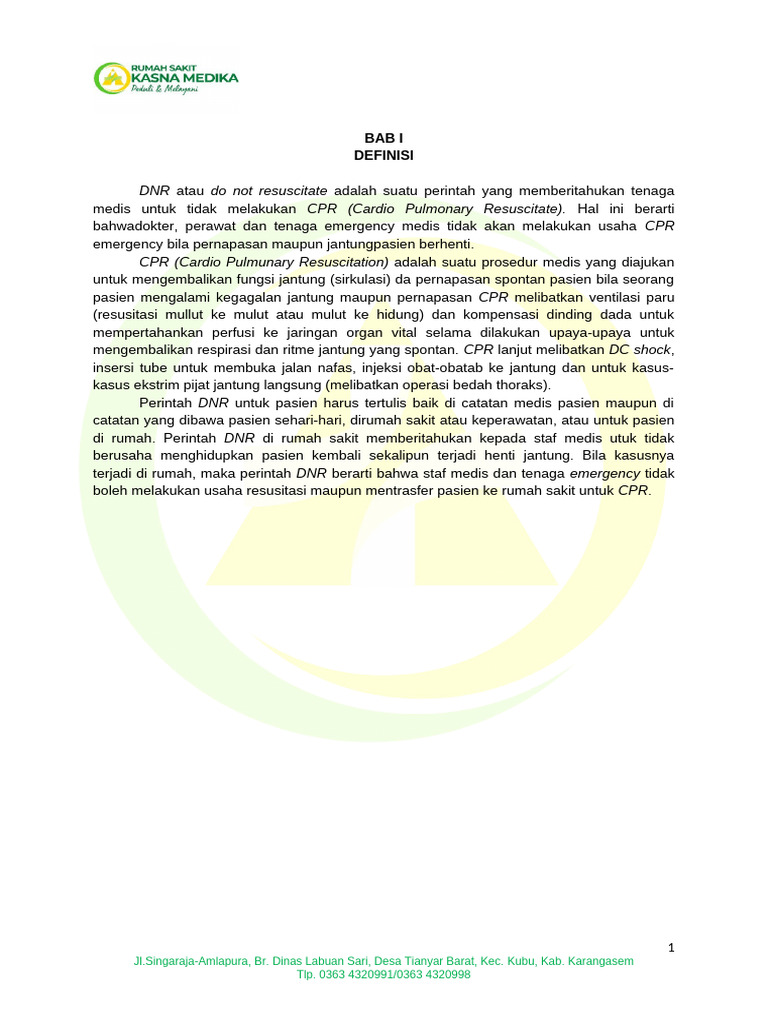 Panduan DNR | PDF