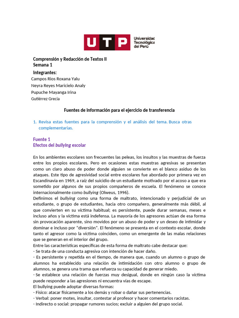 TS1 - Redacccion G15 | PDF