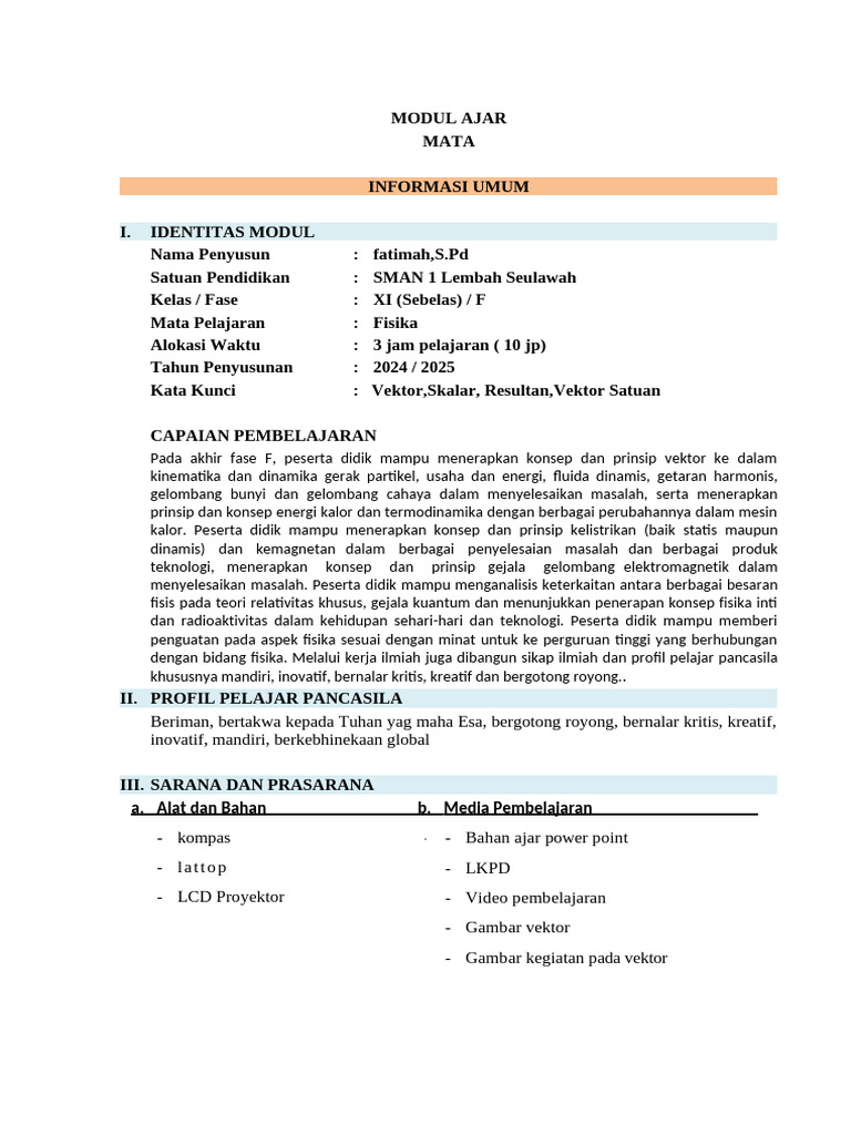 Pertemuan 2 - Vektor | PDF