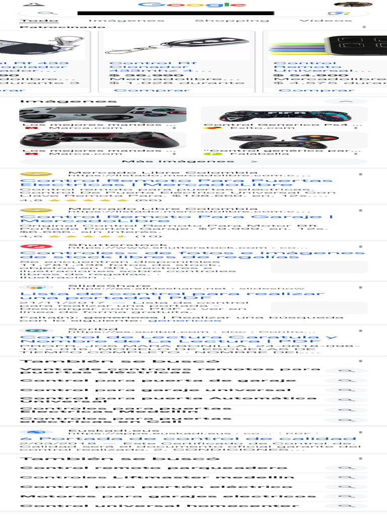 Controles Genericos para Portadas - Buscar Con Go | PDF