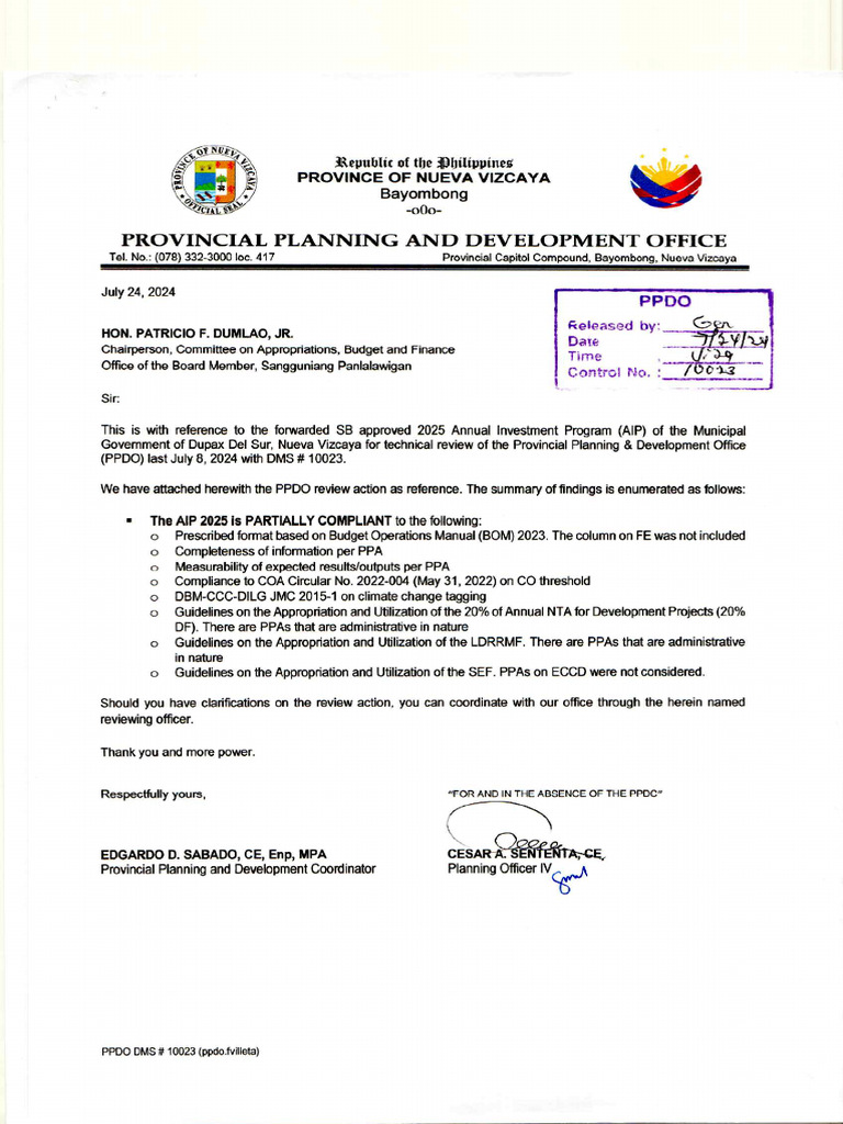 Ppdo TR - Fy2025 Aip - DDS | PDF