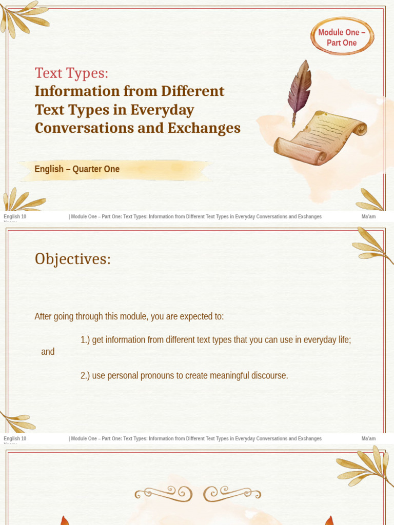 Module One Part One | PDF