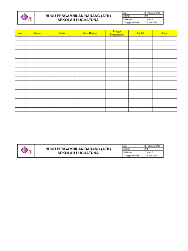 617967564-17-Form-pengambilan-barang-ATK-2024 | PDF