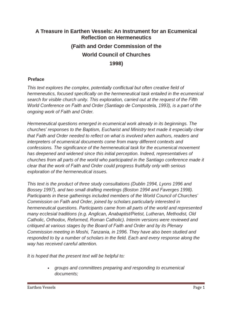 A Treasure In Earthen Vessels Pdf