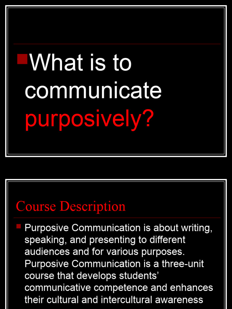 Unit 1 Communication Skills | PDF