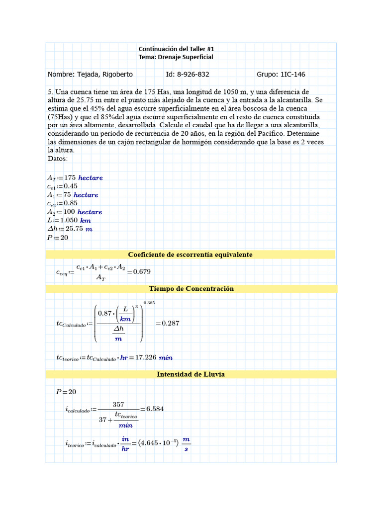 Problema No. 5 | PDF