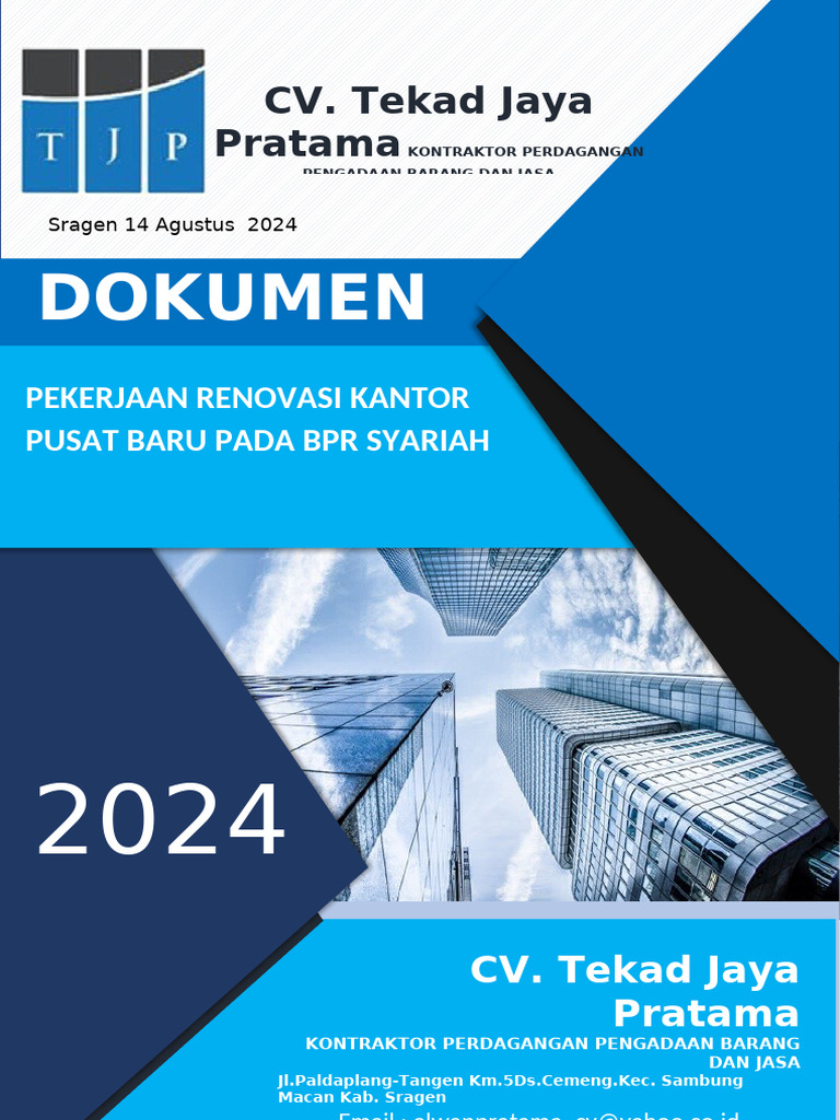 Cover Penawaran TJP | PDF