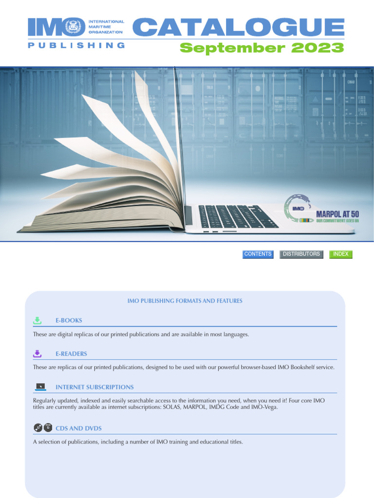 IMO Book Catalogue | PDF