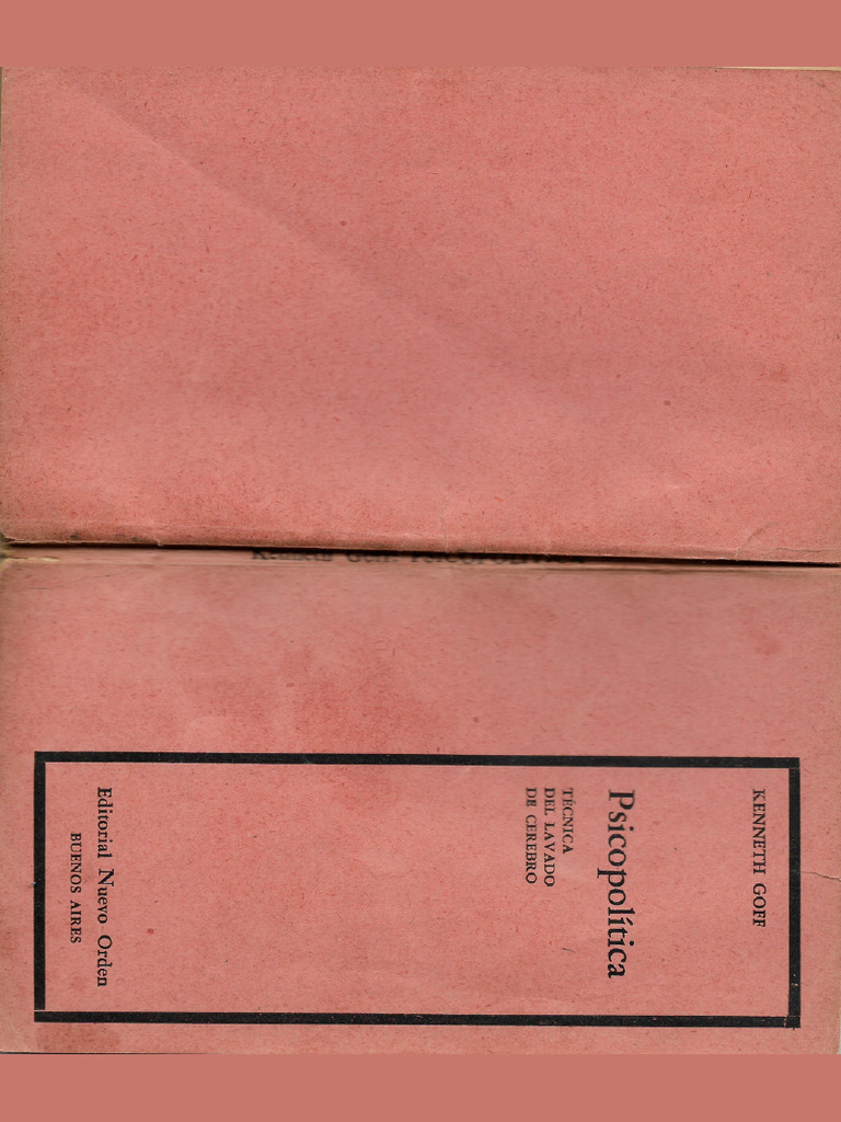 Psicopolítica - Kenneth Goff | PDF